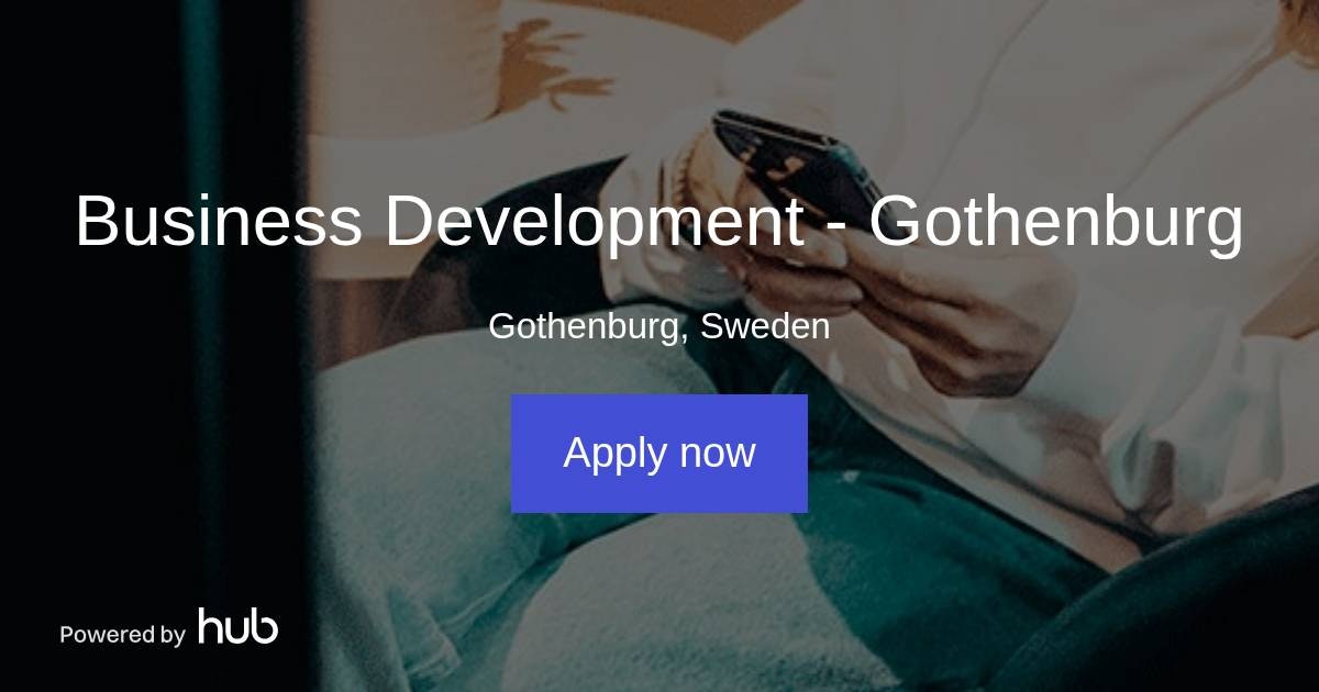 The Hub | Business Development - Gothenburg | F I X A T E