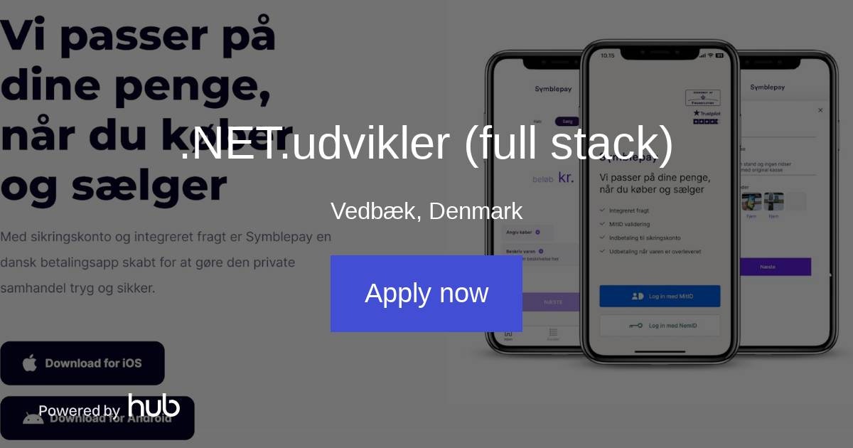 The Hub | .NET.udvikler (full stack) | SafePay Nordic
