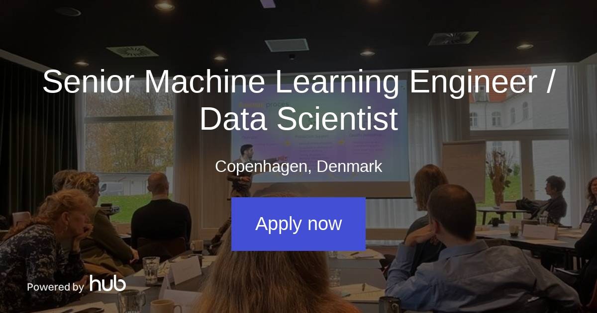 The Hub | Senior Machine Learning Engineer / Data Scientist | Kuatro Group