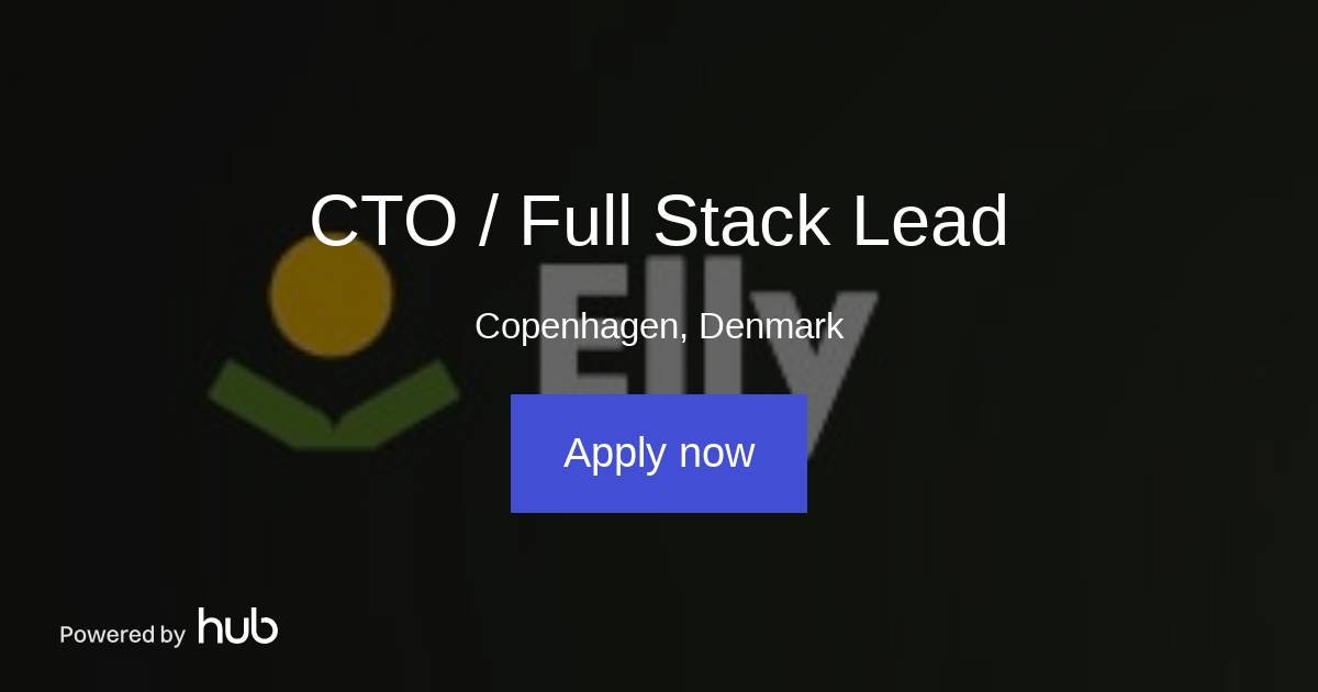 The Hub | CTO / Full Stack Lead | Elly