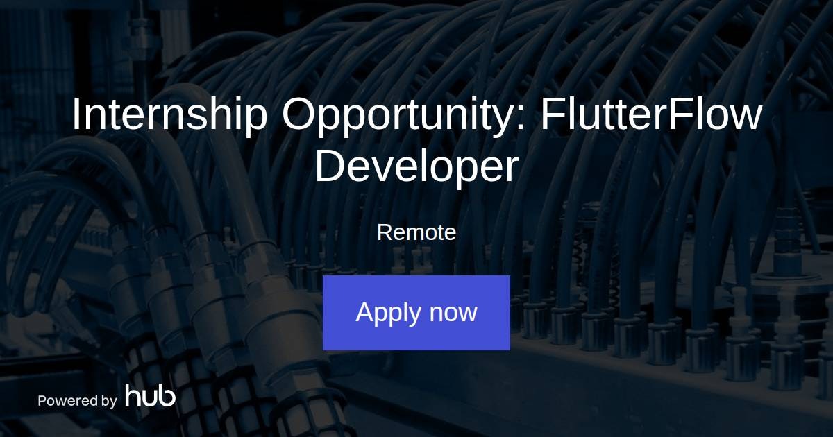 The Hub | Internship Opportunity: FlutterFlow Developer | Claryo