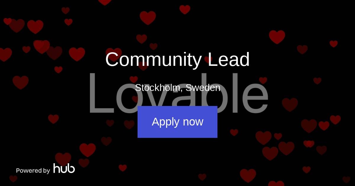 The Hub | Community Lead | Lovable
