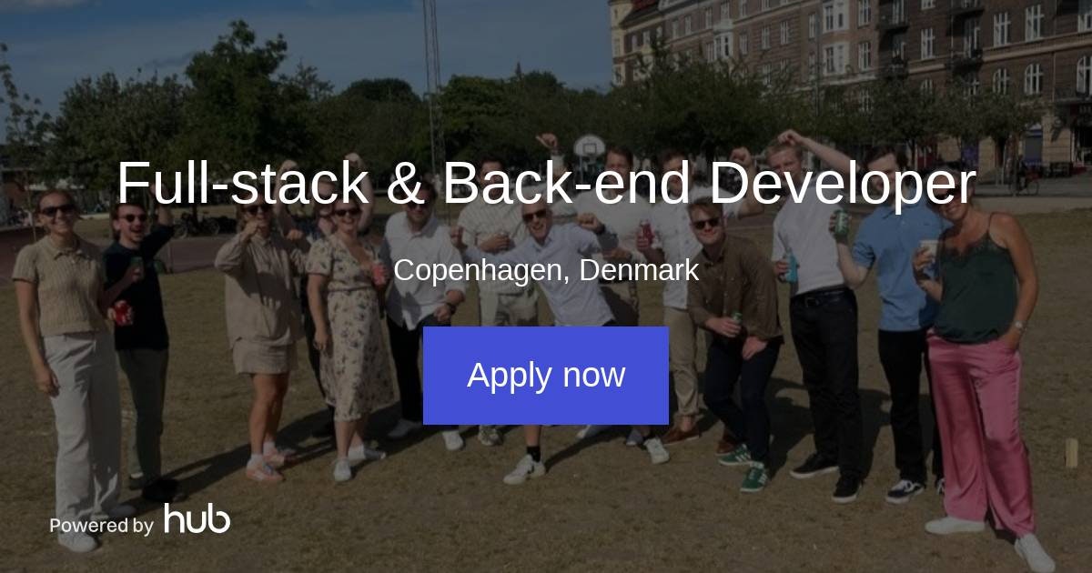 The Hub | Full-stack & Back-end Developer | ag analytics