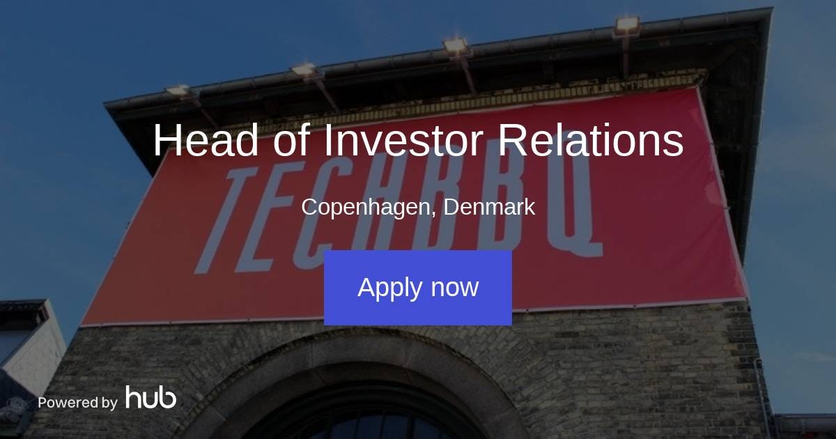 The Hub | Head of Investor Relations | TechBBQ