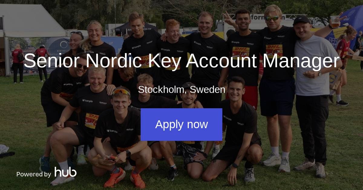 The Hub | Senior Nordic Key Account Manager | Kanpla