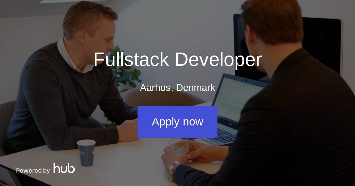 The Hub | Fullstack Developer | Kaboozt ApS