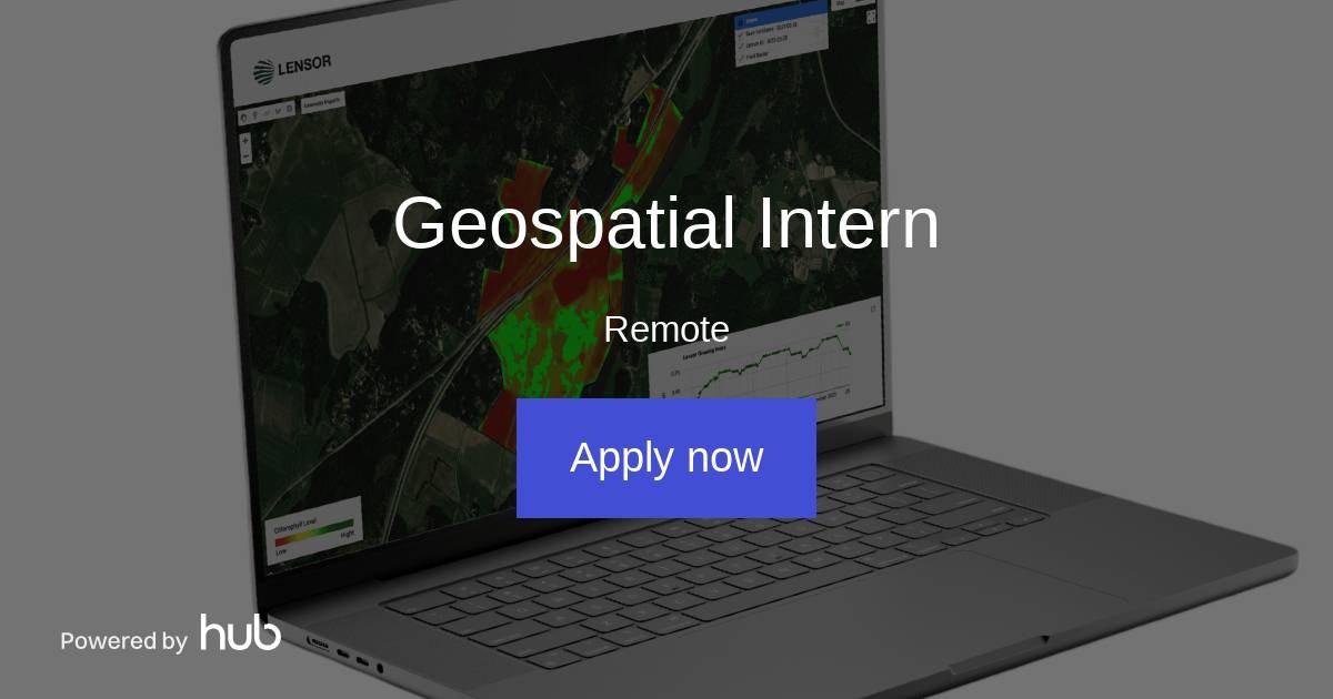 The Hub | Geospatial Intern | Lensor
