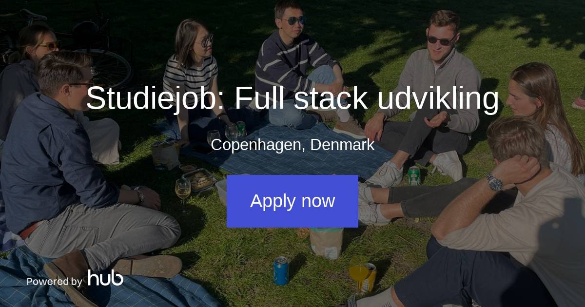 The Hub | Studiejob: Full stack udvikling | Quantified Impacts ApS
