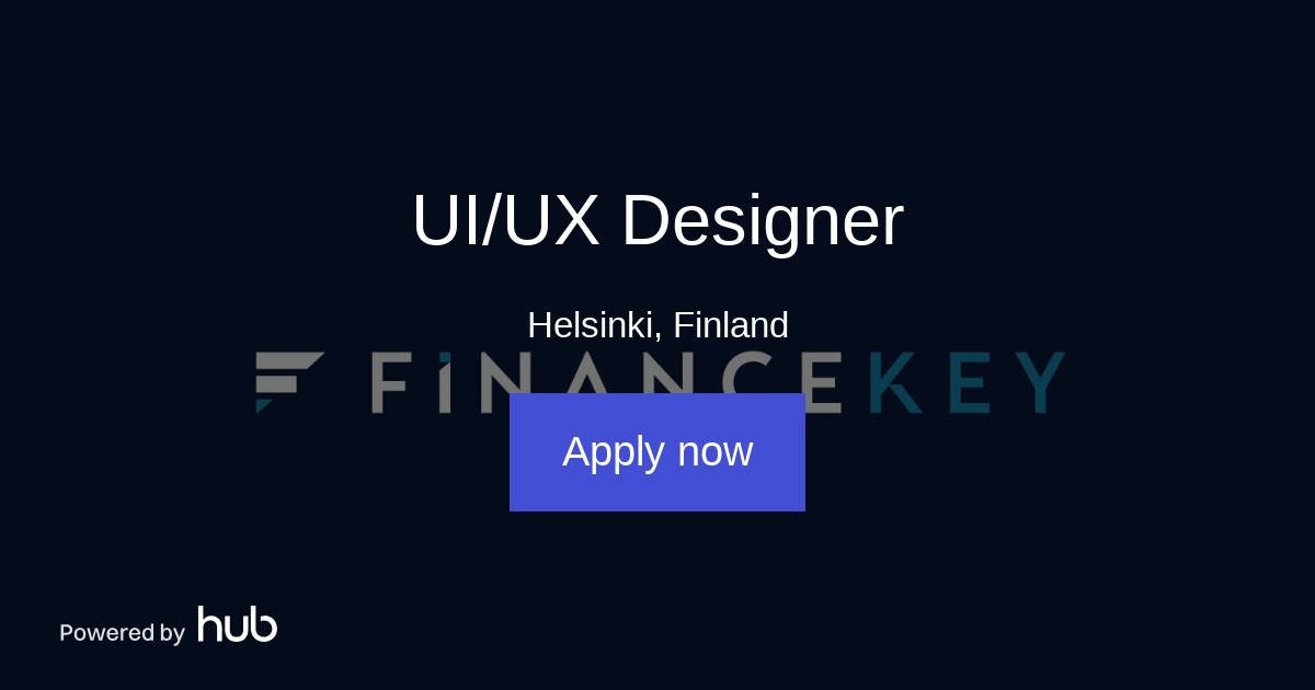 The Hub | UI/UX Designer | FinanceKey