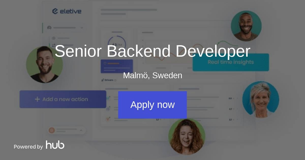 The Hub | Senior Backend Developer | Eletive