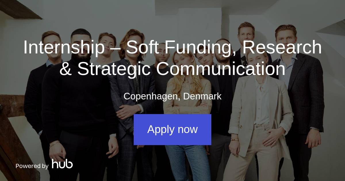 The Hub | Internship – Soft Funding, Research & Strategic Communication ...