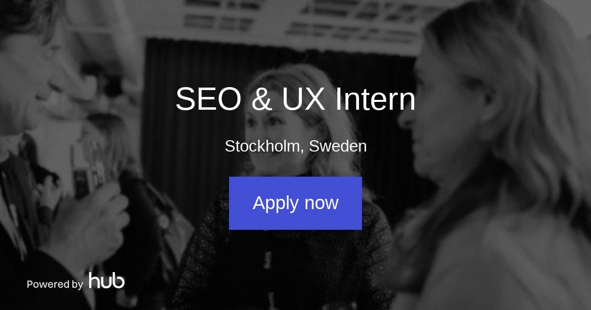 The Hub | SEO & UX Intern | Sting