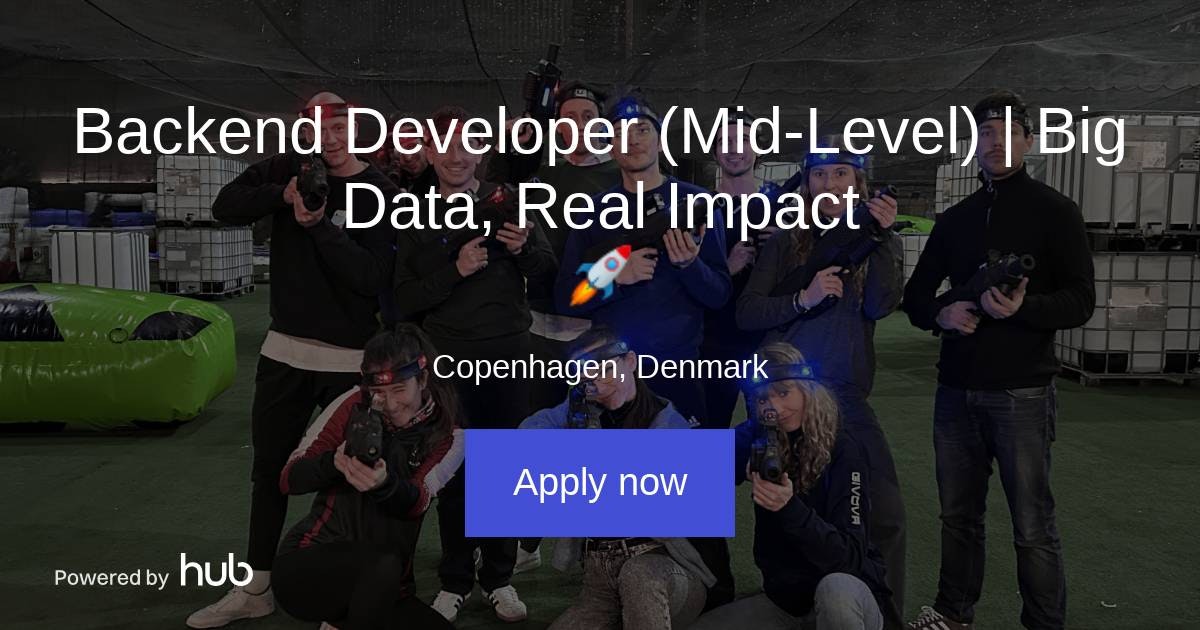 The Hub | Backend Developer (Mid-Level) | Big Data, Real Impact 🚀 | Ocean.io