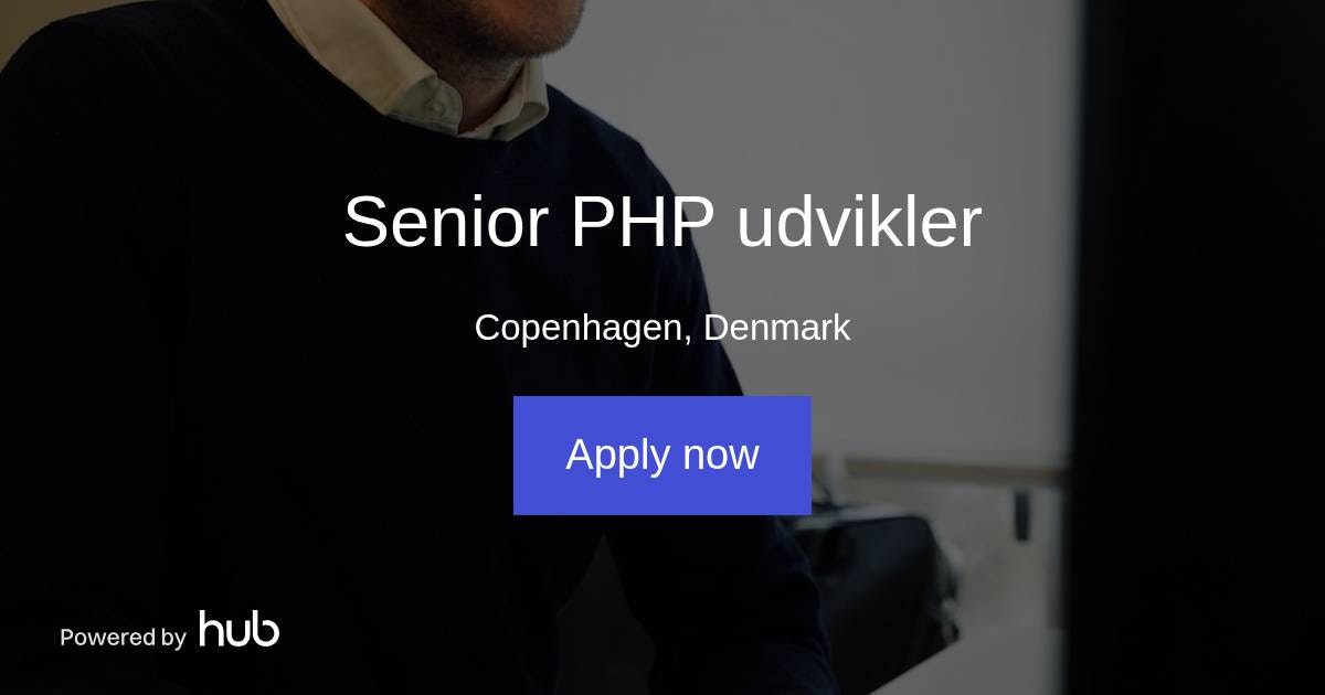 The Hub | Senior PHP udvikler | Subit