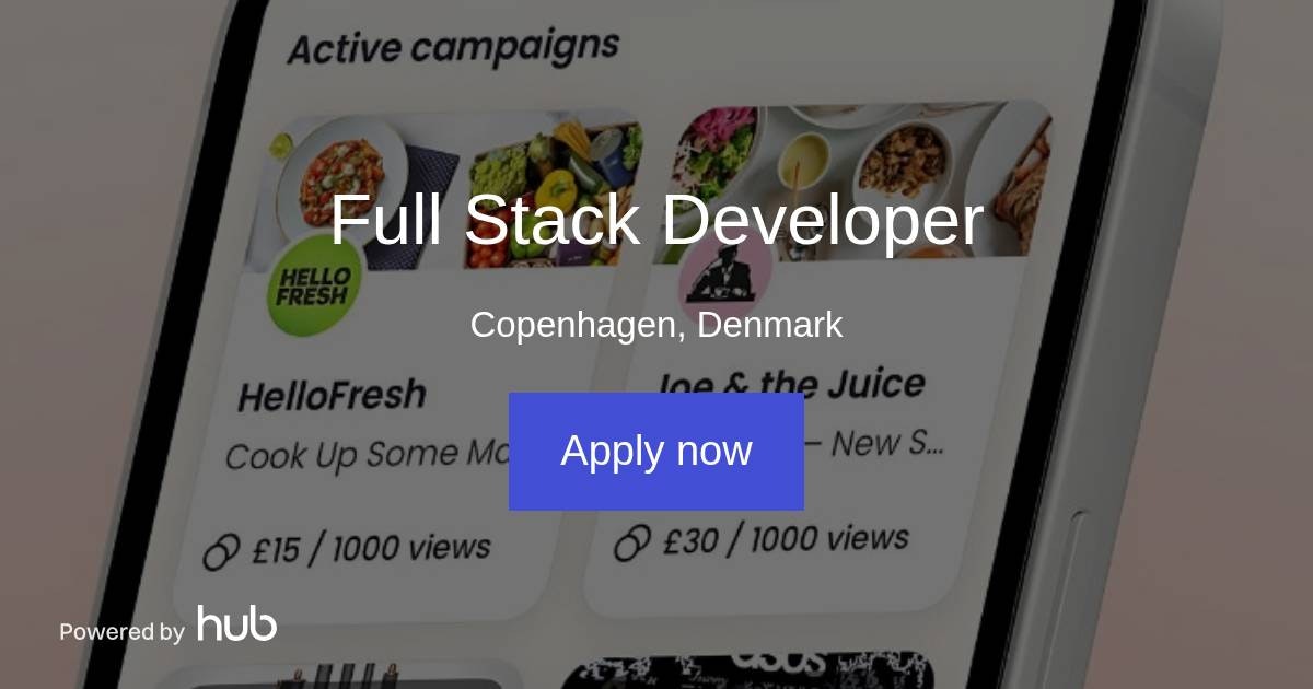 The Hub | Full Stack Developer | Burst