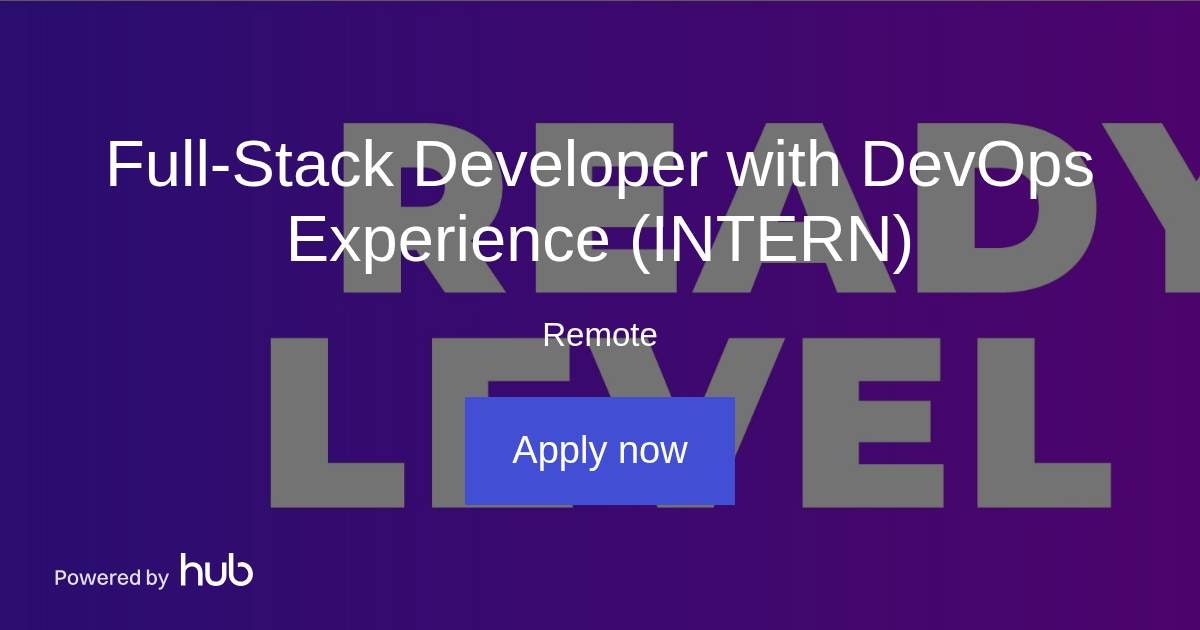 The Hub | Full-Stack Developer with DevOps Experience (INTERN) | Coursfy