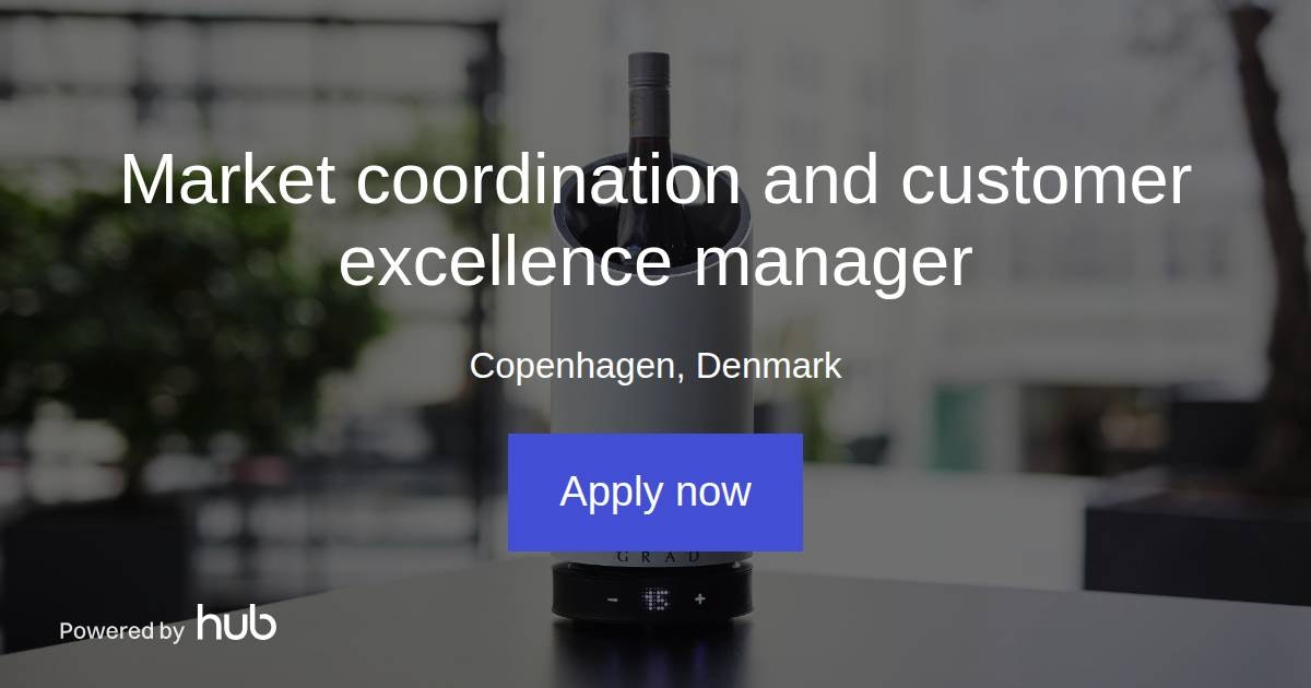 The Hub | Market coordination and customer excellence manager | Grad ApS
