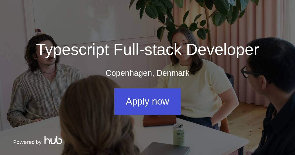 The Hub | Typescript Full-stack Developer | Abtion