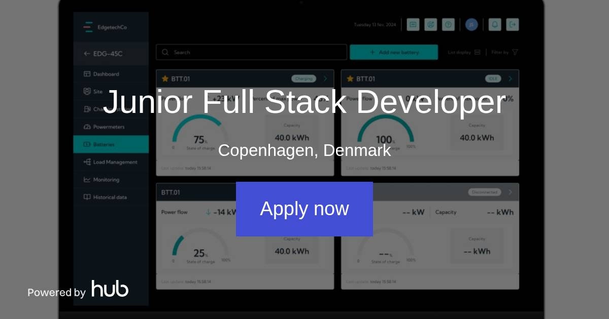 The Hub | Junior Full Stack Developer | FLEXECHARGE