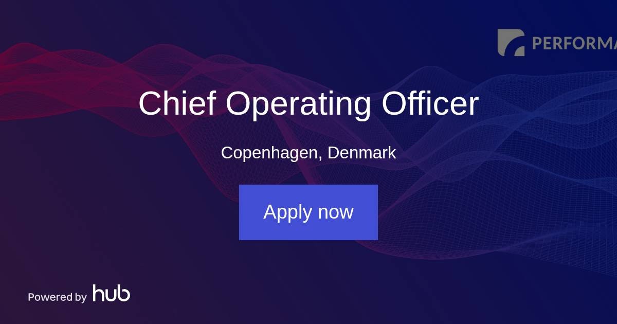 The Hub | Chief Operating Officer | Performativ