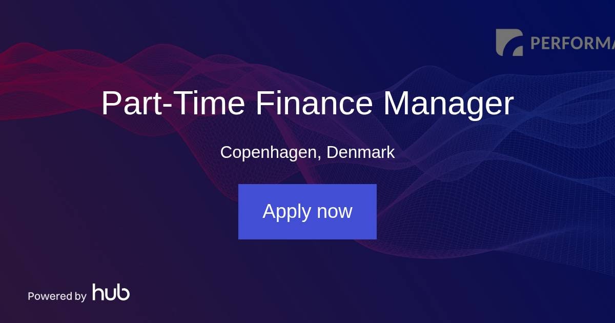The Hub | Part-Time Finance Manager | Performativ