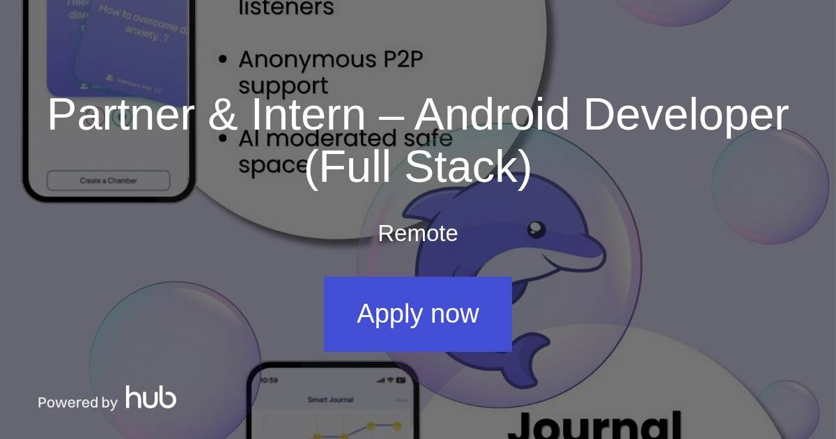 The Hub | Partner & Intern – Android Developer (Full Stack) | Chamberly AB