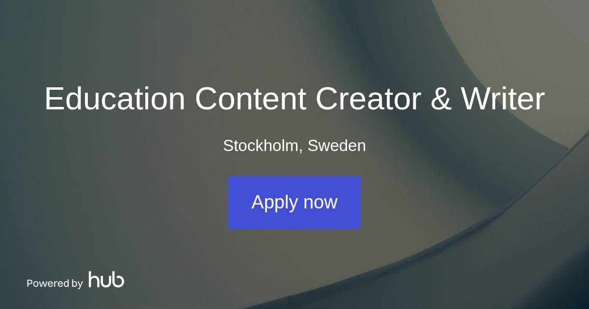 The Hub | Education Content Creator & Writer | Trafiko