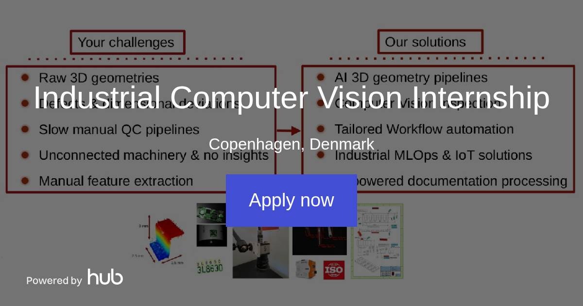The Hub | Industrial Computer Vision Internship | Calibras