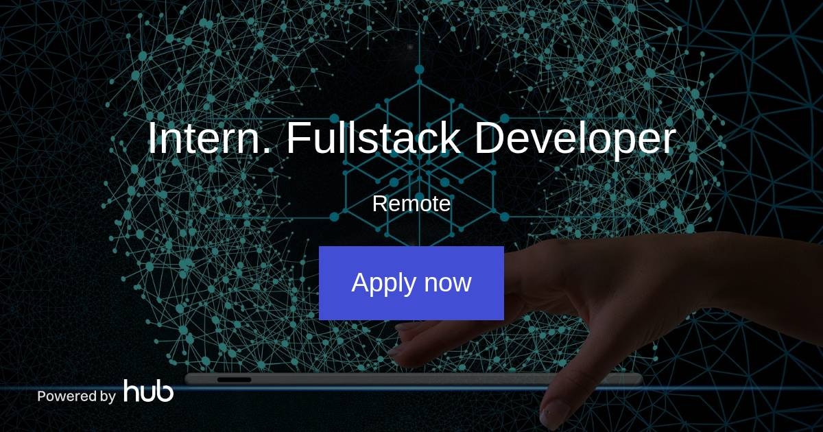The Hub | Intern. Fullstack Developer | Factorise Technologies ApS