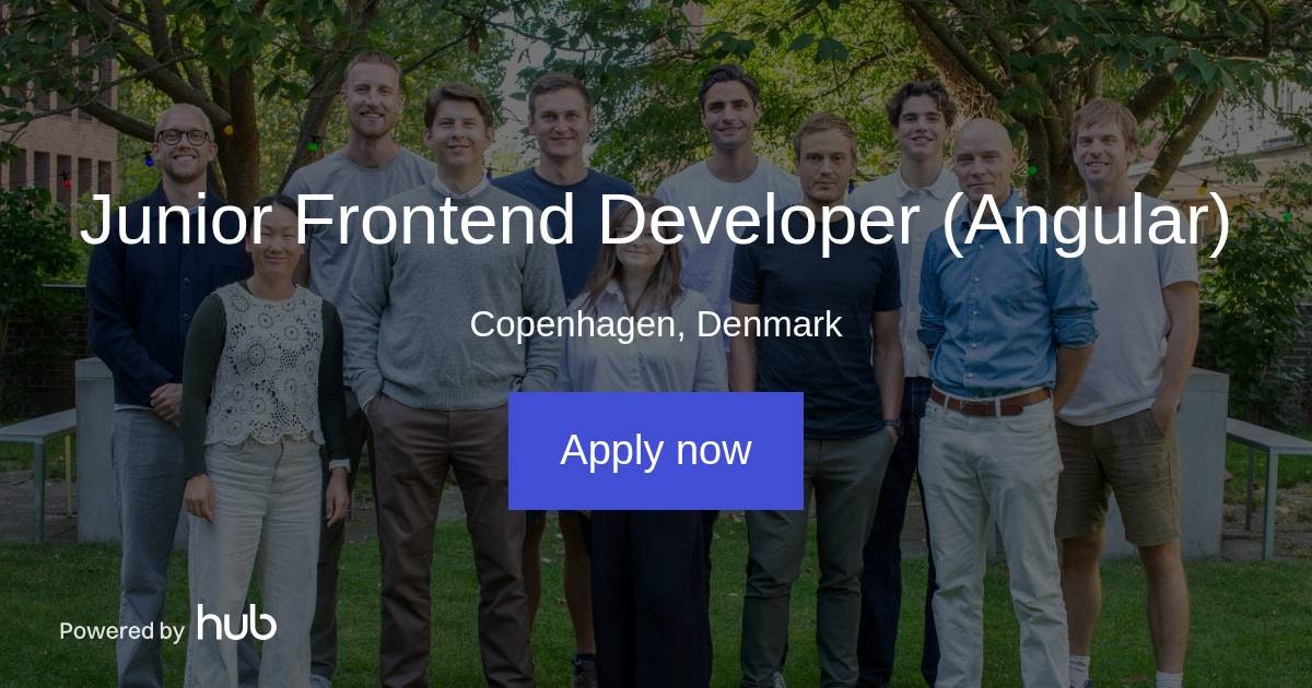 The Hub | Junior Frontend Developer (Angular) | FoodOp