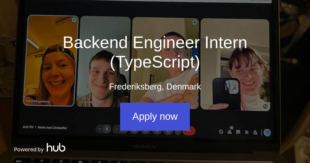The Hub | Backend Engineer Intern (TypeScript) | Spuddle